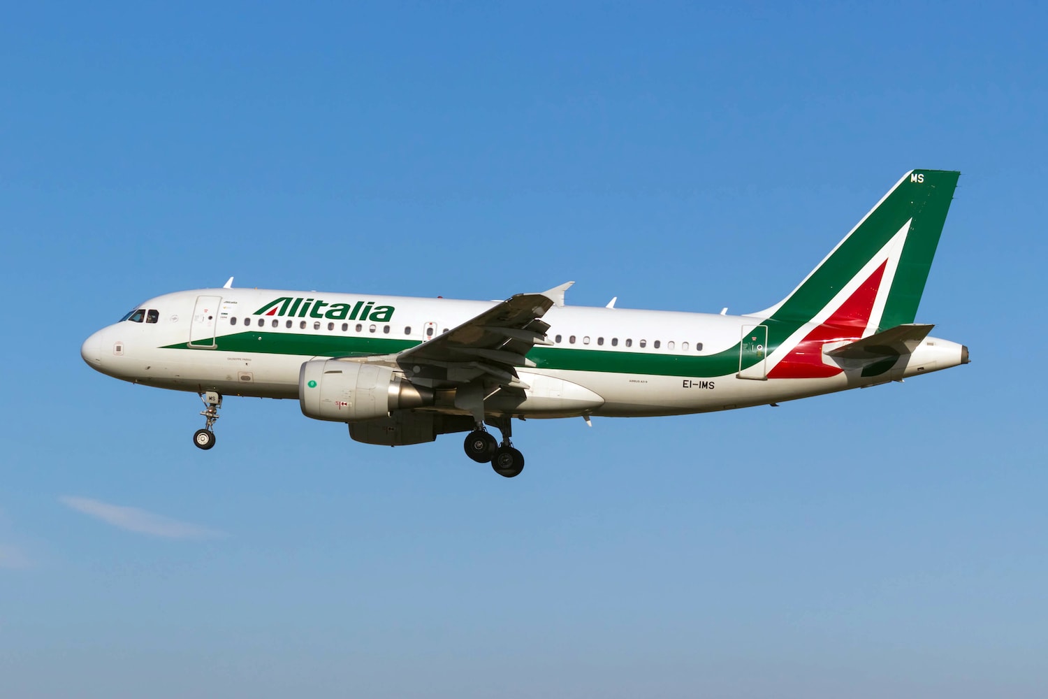1000 Free Alitalia Miles - View from the Wing