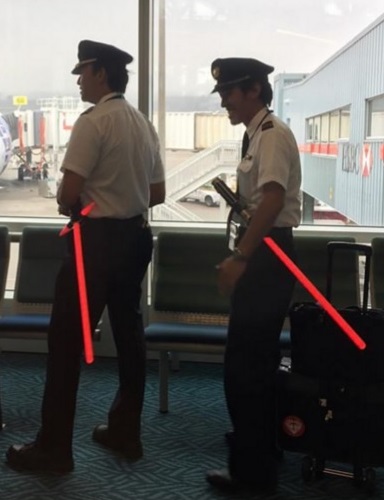 This Made My Year: Pilots Carrying Lightsabers, Plus How the Media ...