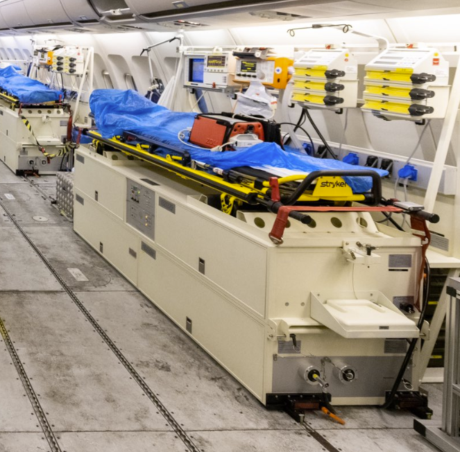 Inside The Special Plane Airlifting COVID-19 Patients Out Of Italy ...