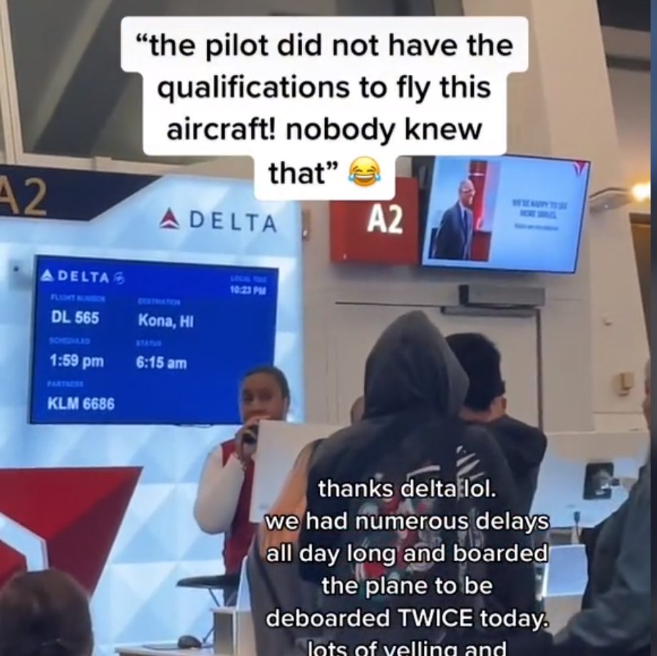 Delta Flight Delays 17 Hours Because The Pilot Wasn't Qualified To Fly ...