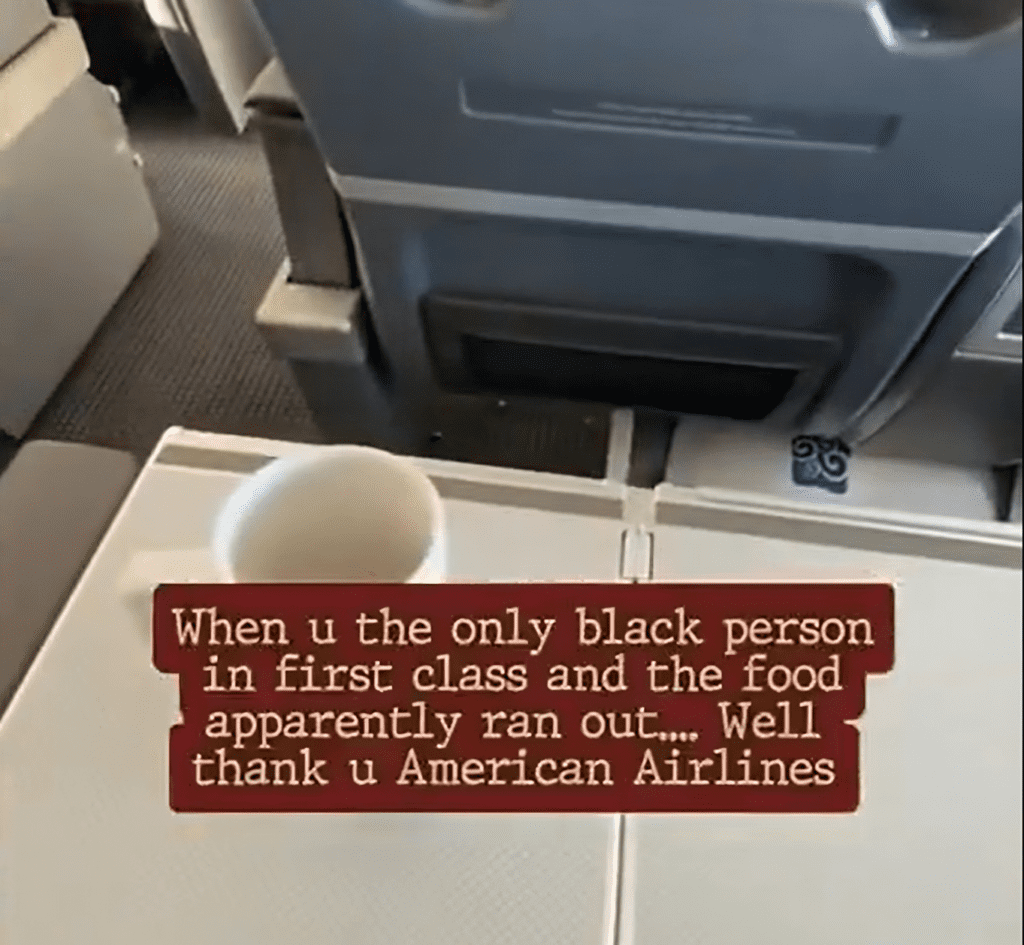 She Says American Airlines Denied Her A First Class Meal Because She’s Black—But One Overlooked ...