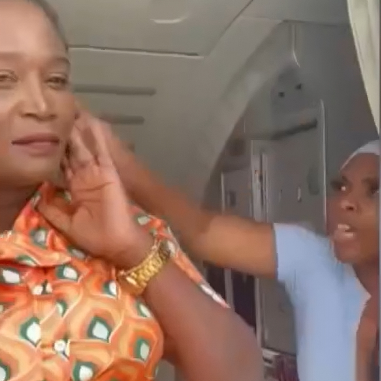 "Turn Off Your Phone" Passenger Slaps Flight Attendant, Rips Wig, Hurls ...