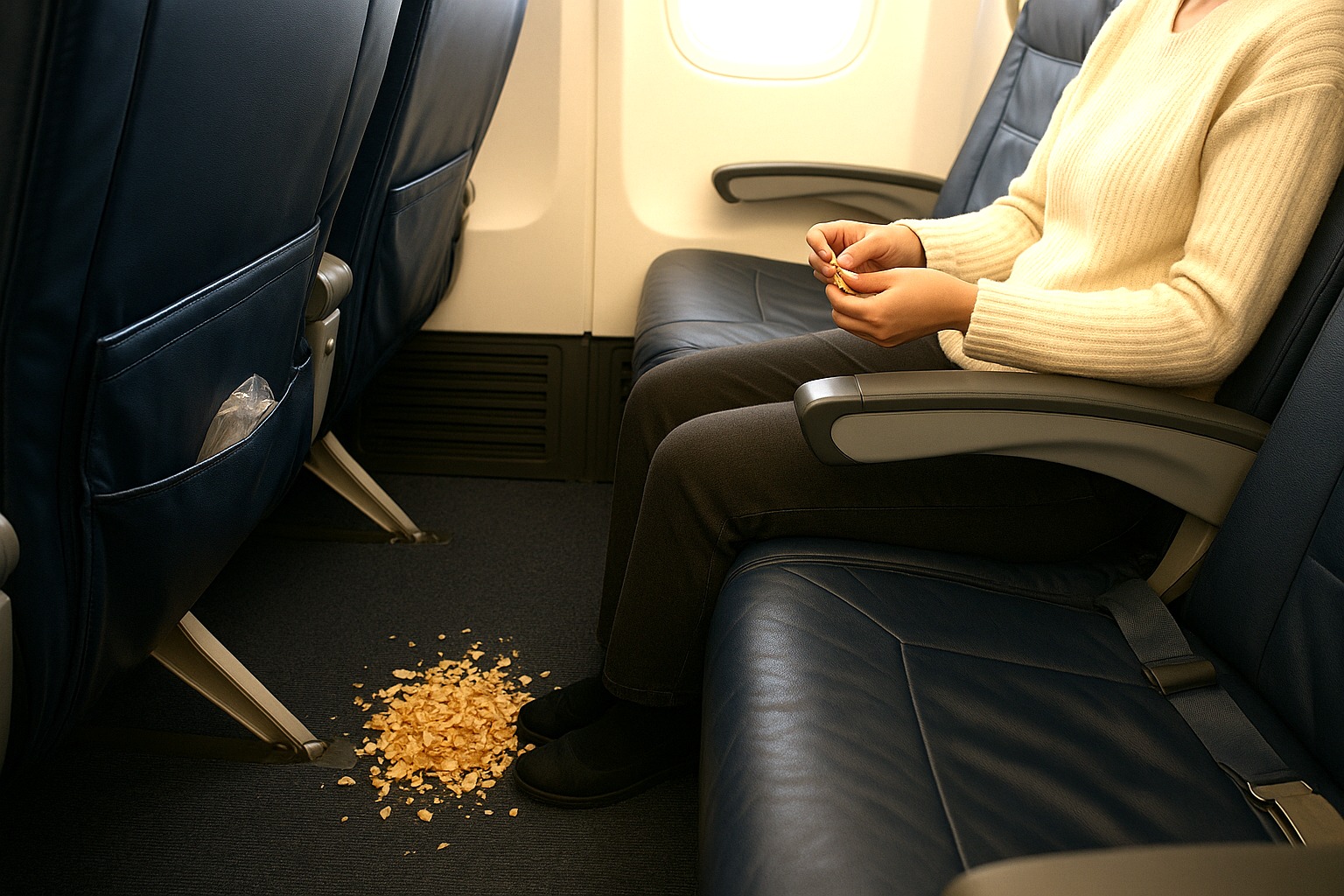 ‘This Isn’t Five Guys’: Passenger Wakes Up To Seatmate Scattering A ...