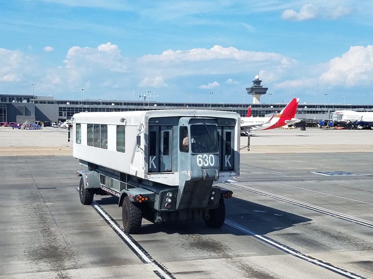 1960s-Era Dulles Airport People Mover Crashes Into Terminal ...