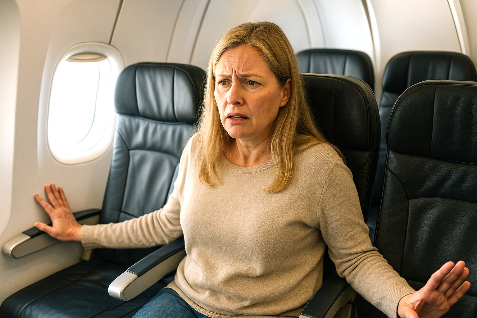 Passenger Demands Entire Row Of Seats For Claustrophobia — This Is ...
