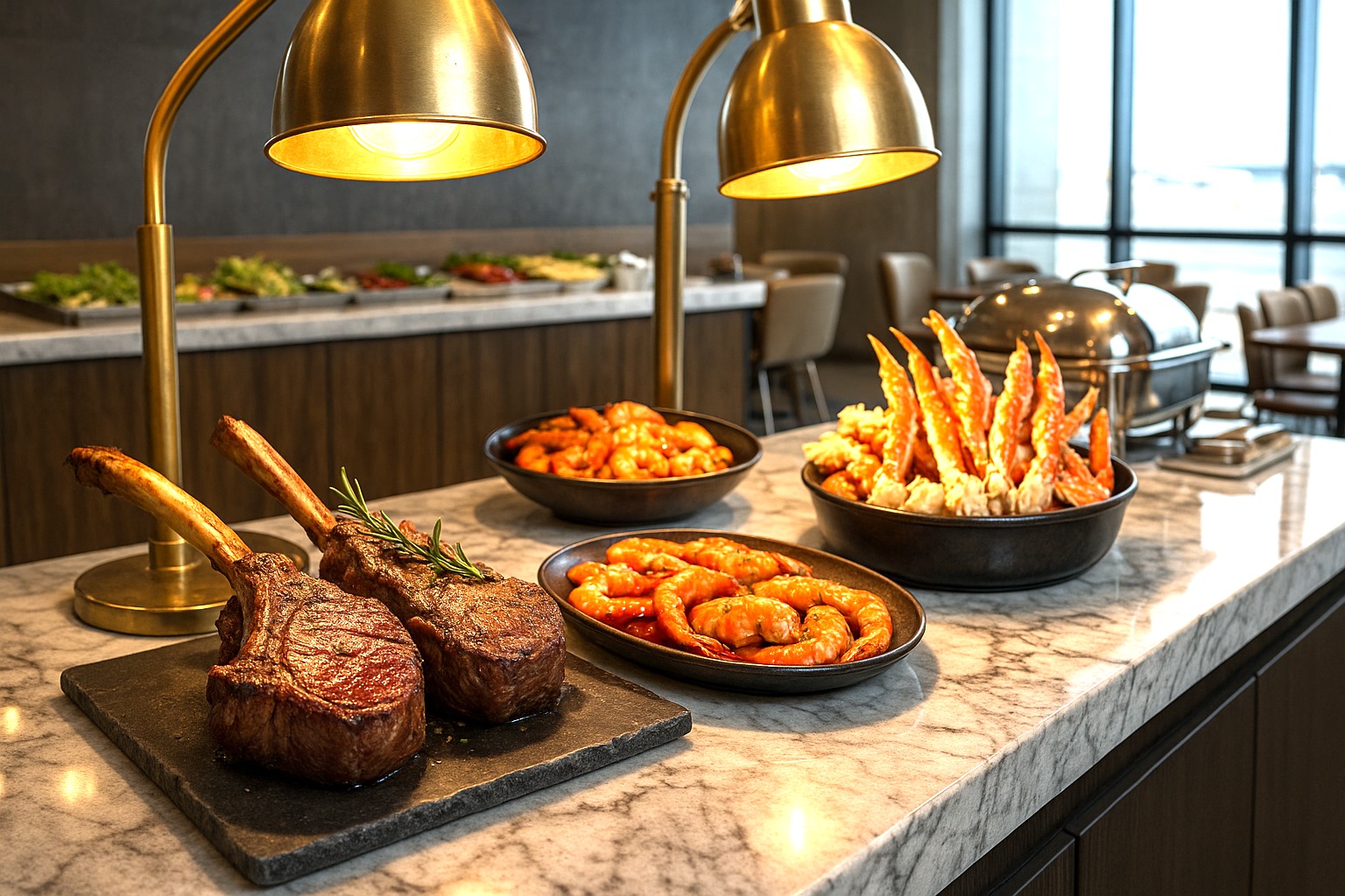 SFO Centurion Lounge Drops the Sad Salads and Chicken Thighs — Tomahawk ...