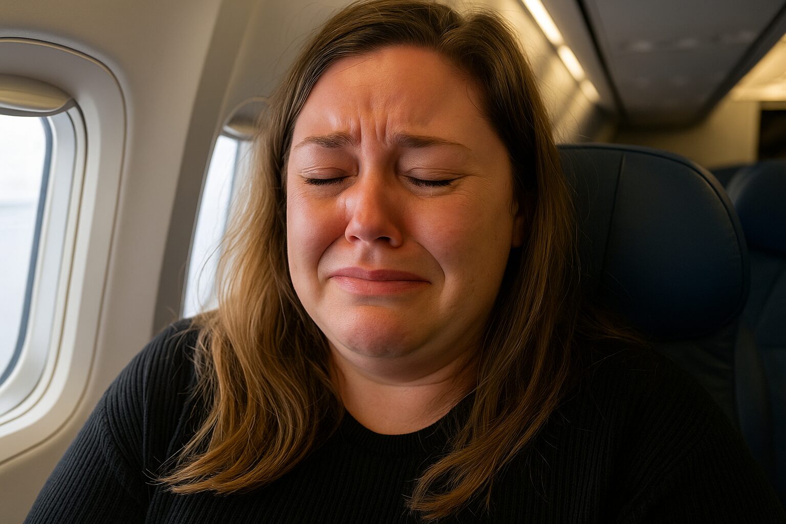 Delta Passenger Sees Seatmate Text “Huge Woman Sat Next To Me ...