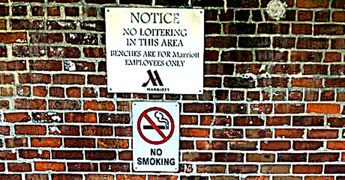 Guests Not Welcome? New Orleans Marriott Posts “Benches Are For ...