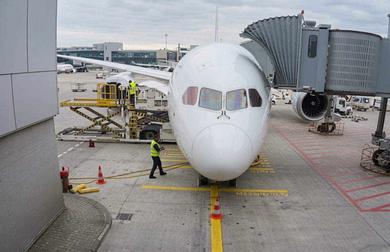 Lufthansa 787 Drops Onto Its Nose Before Los Angeles Flight — Up To ...